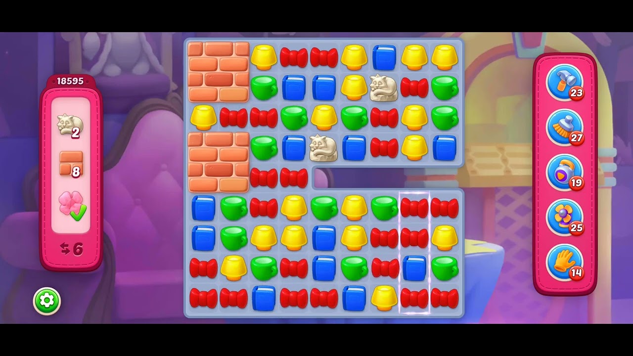 Homescapes Super Hard Level 18595 - YouTube
