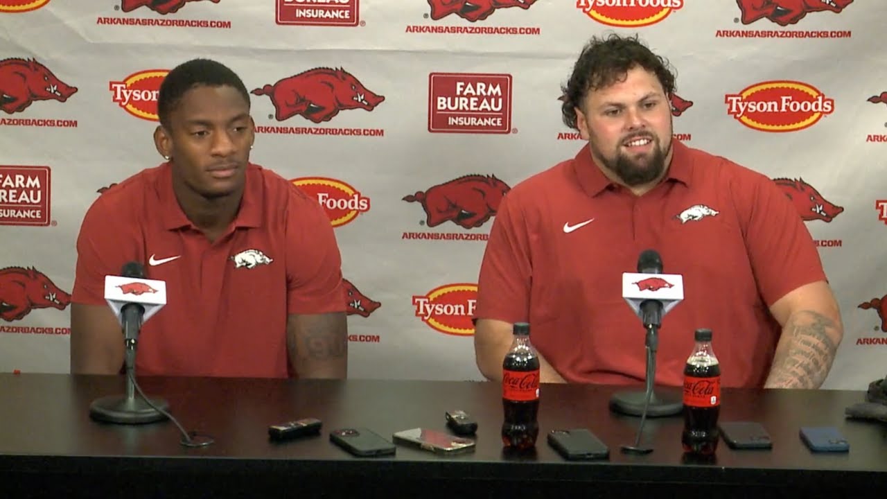 Larry Worth, Fernando Carmona recap first day of fall camp - YouTube