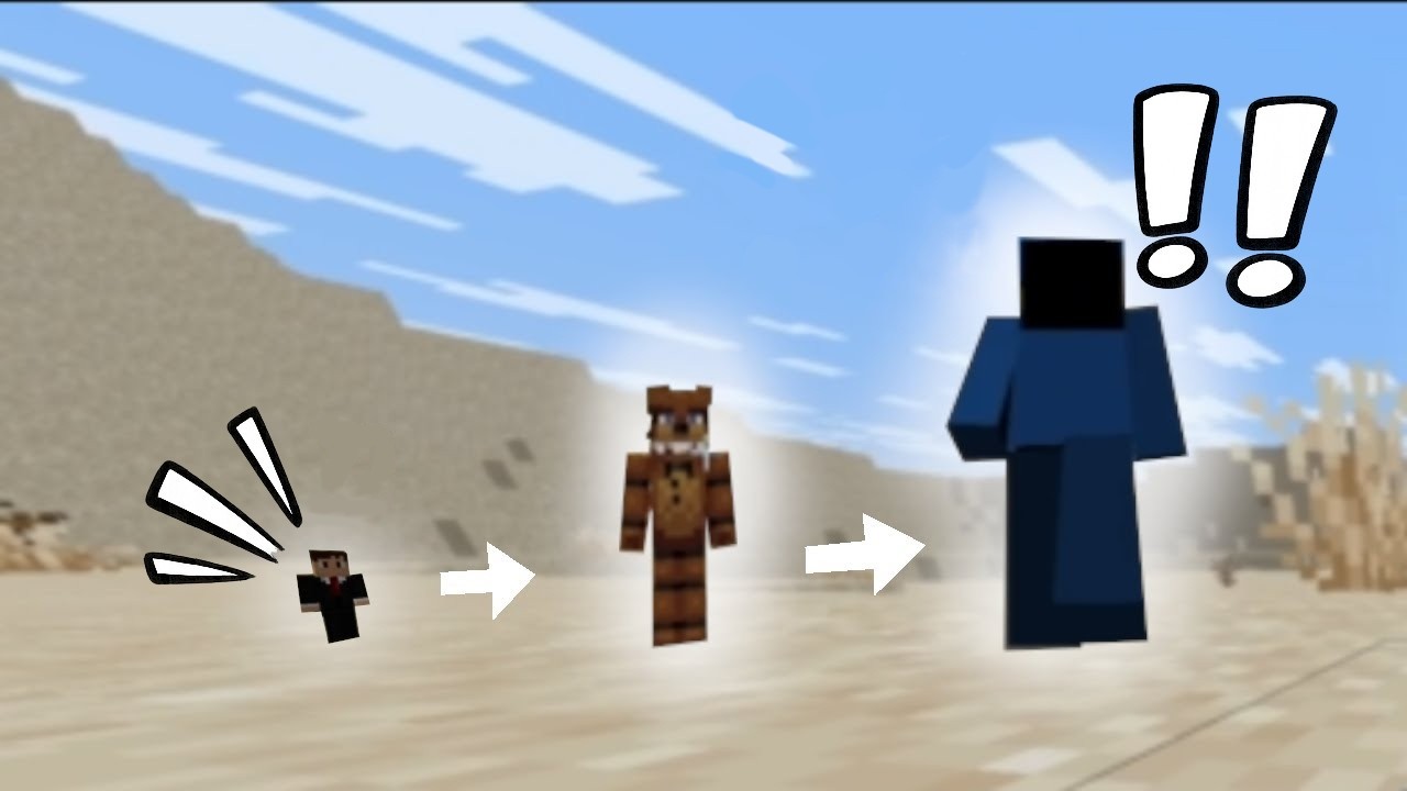 Minecraft, but EXP makes us grow - YouTube