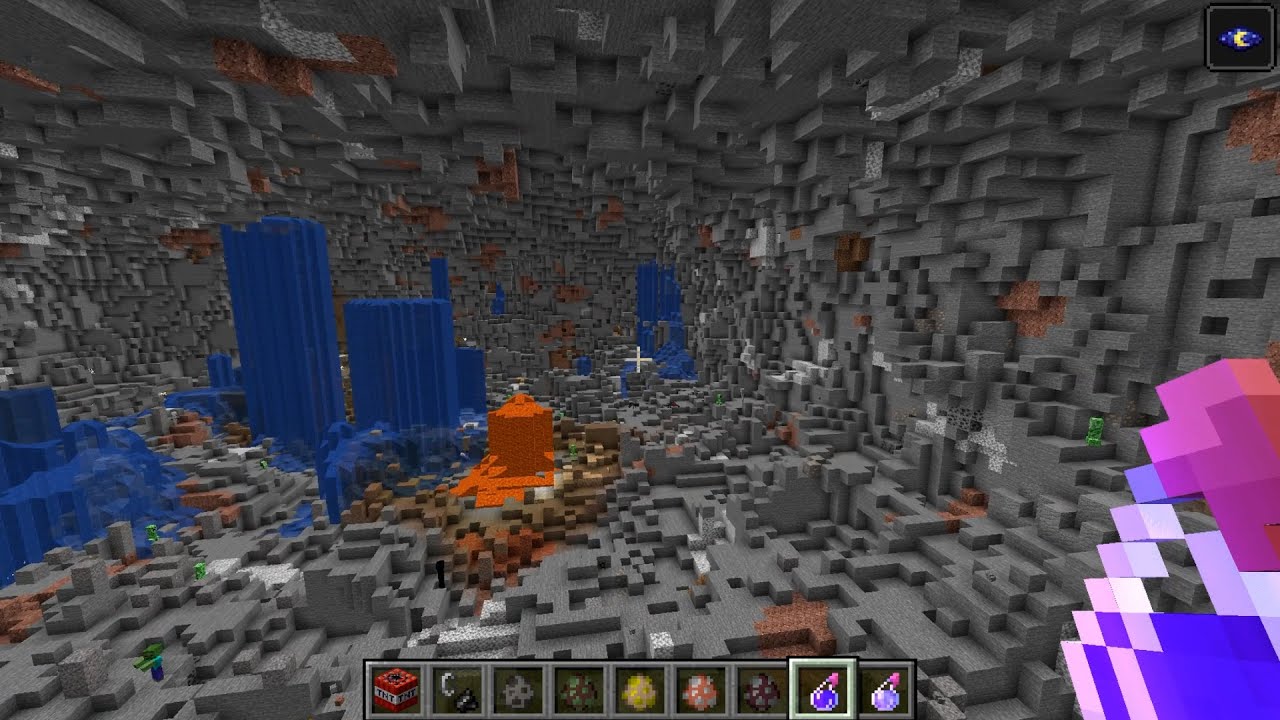 35K TNT Making a shaft in Minecraft - YouTube