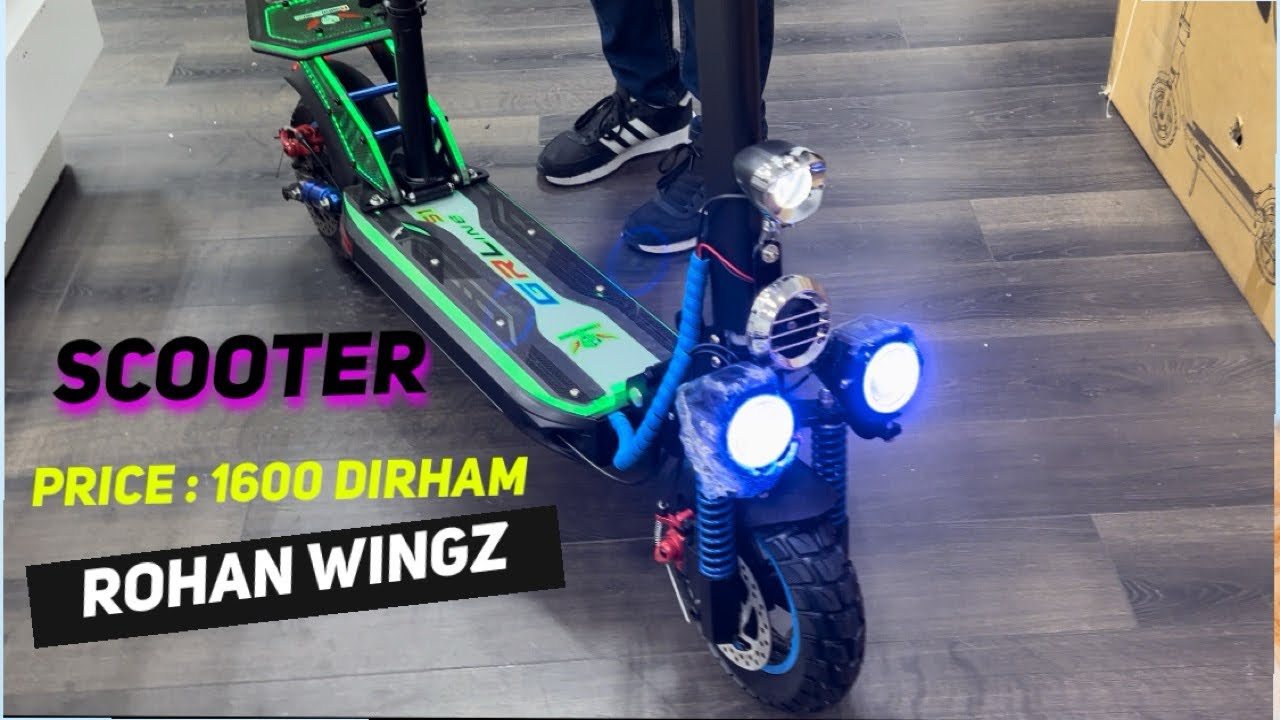 Electric scooter Rohan wingz | specs | speed limit and price with good ...