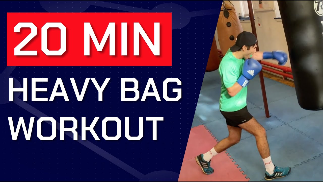 Intense 20 Minute Heavy Bag Workout Youtube