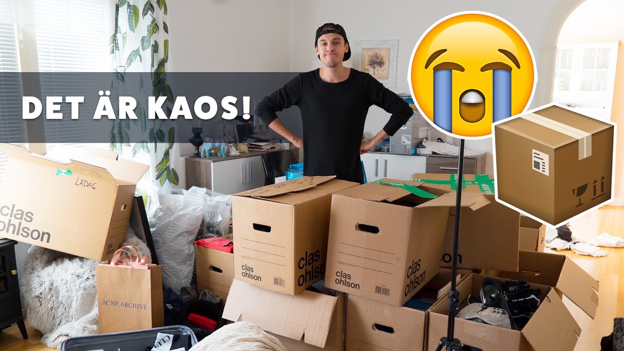 FLYTTPACKA MED MIG (DET ÄR KAOS) - YouTube