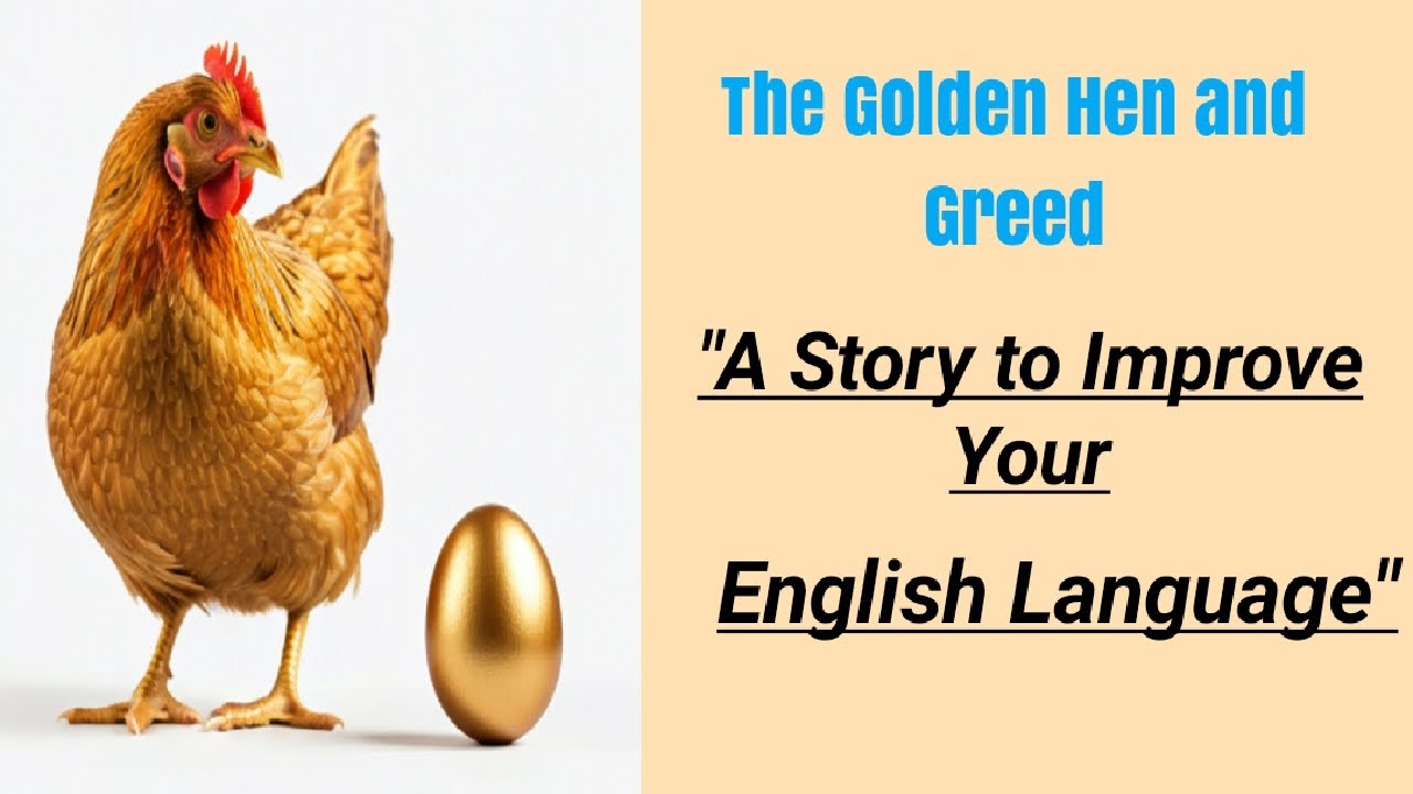 The golden hen and greed،"A Story to Improve Your English Language" - YouTube