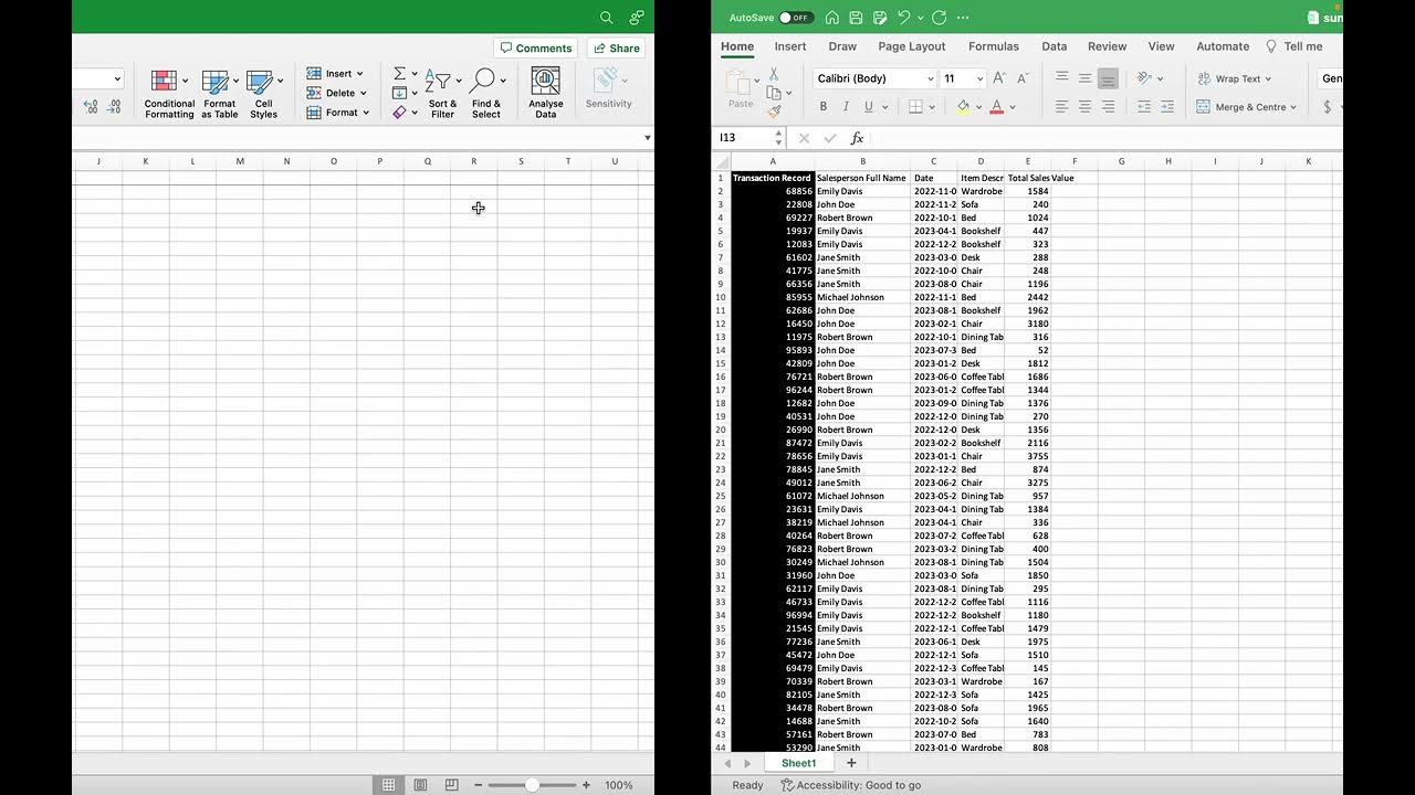 Comm1110 week 1 Excel exercise - YouTube