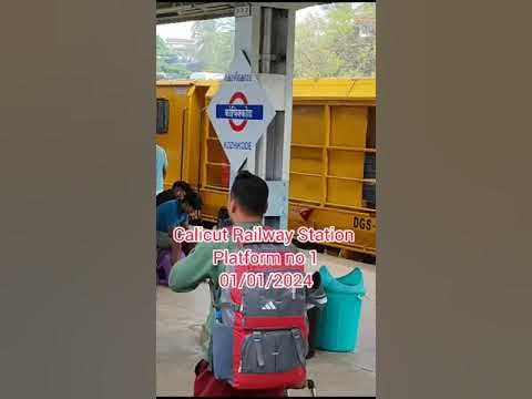 Train Calicut Railway Station - YouTube