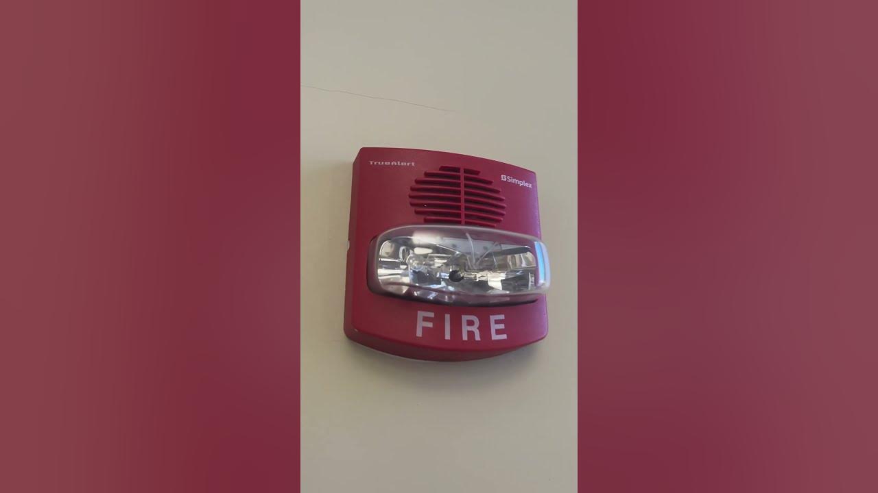 Simplex Truealert Fire Alarm Youtube