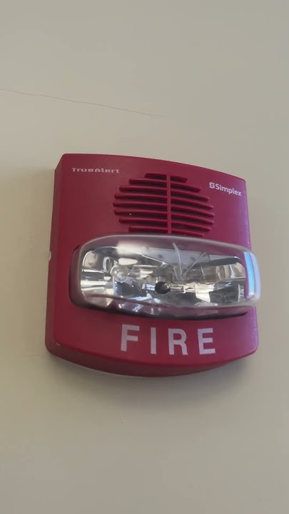 Simplex Truealert Fire Alarm Youtube