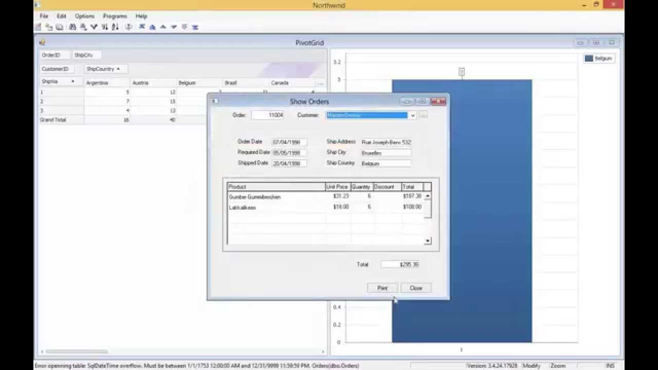 Loading data into a DevExpress Data Grid control, or any other grid - YouTube