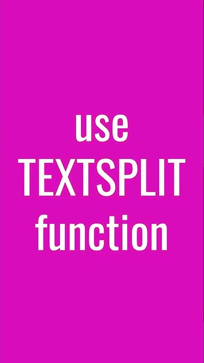 Easy with EXCEL TEXTBEFORE function to Separate FIRST and LAST NAMES from FULL NAME - YouTube