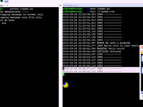 python logging module - YouTube
