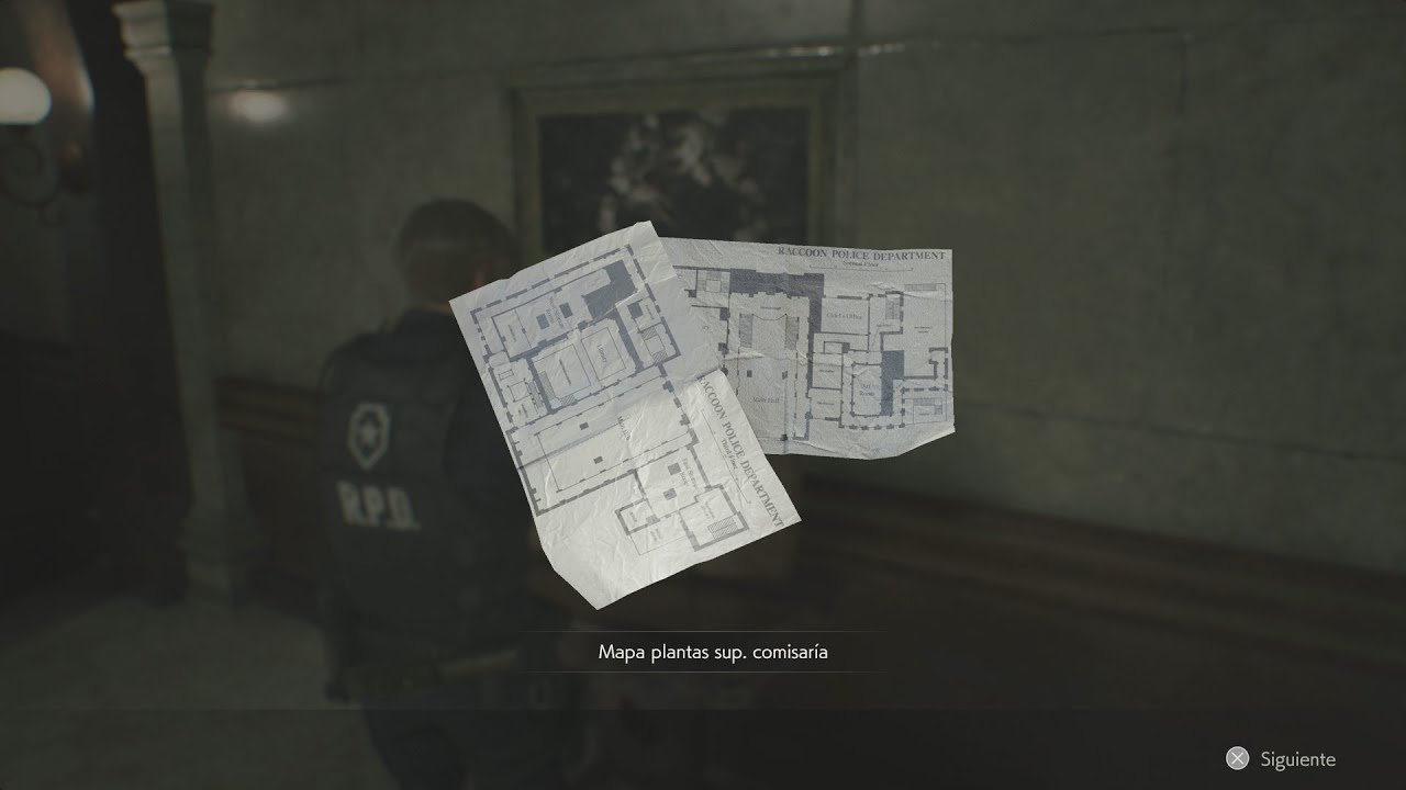 Resident Evil 2 Remake | Conseguir mapa de plantas superiores comisaría ...