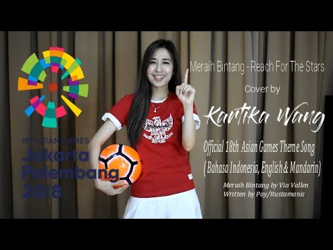 "Meraih Bintang" Via Vallen in 3 LANGUAGE!!! - Official Theme Song of ...
