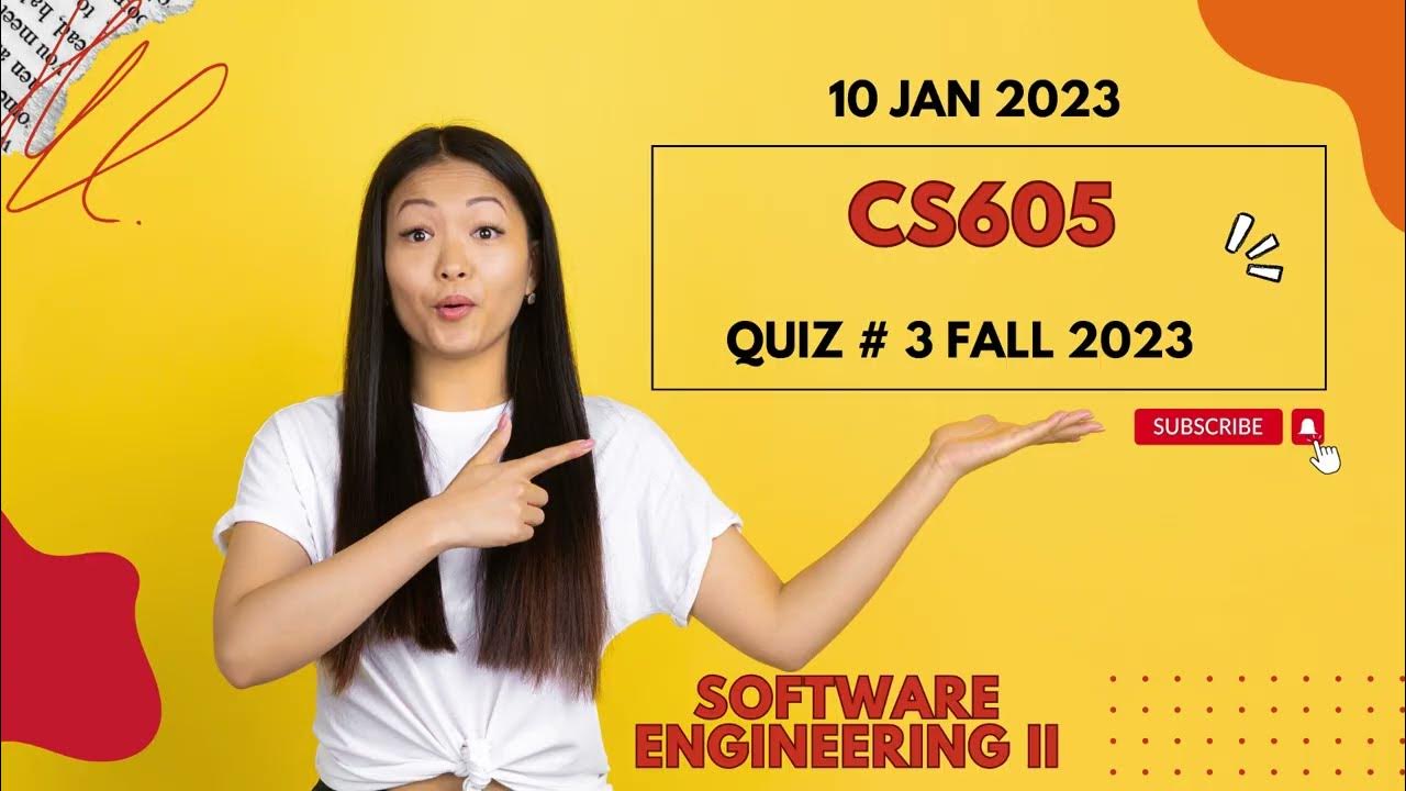 CS605 Quiz 3 Fall 2023 - YouTube