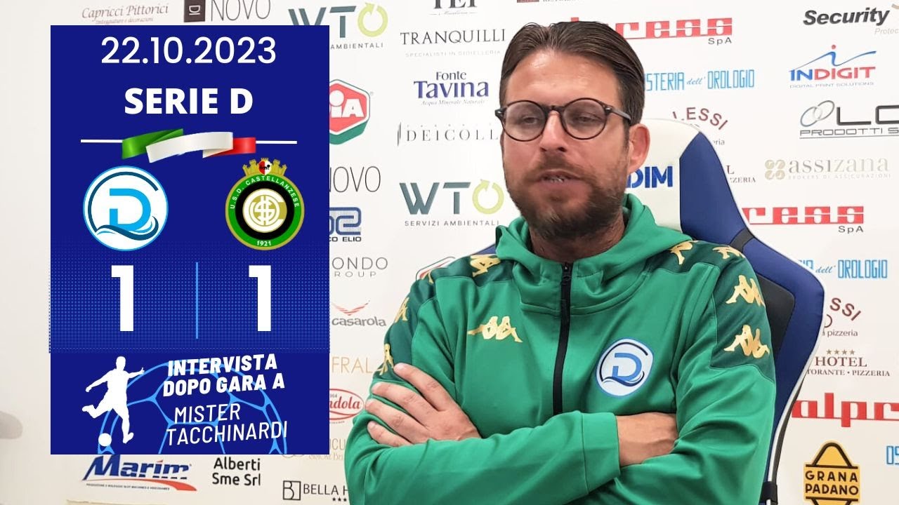 Intervista a Mister Mario Tacchinardi dopo Desenzano-Castellanzese ...