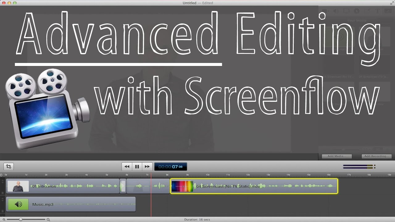 How to do Advanced Editing in Screenflow - YouTube