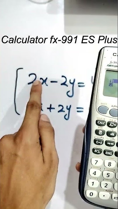 Solve Linear Equations | Tricks for Your Calculator | Casio Calculator tricks - YouTube