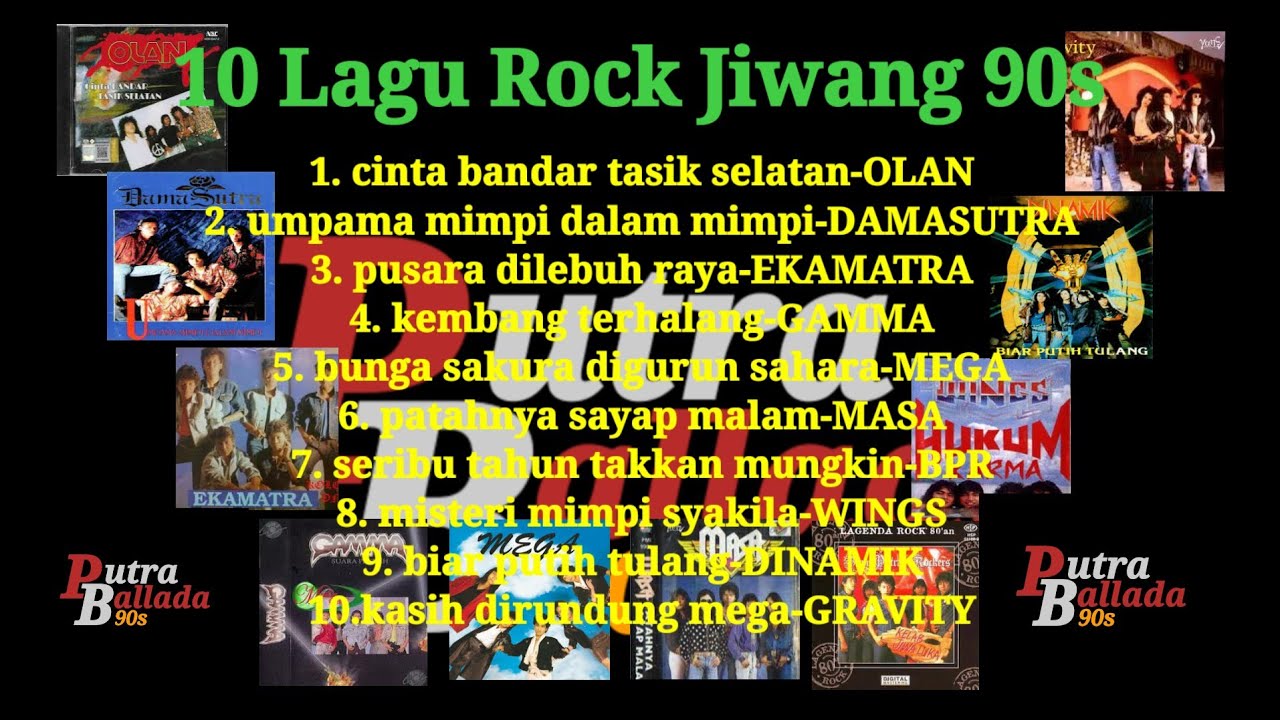10 Lagu Pilihan Rock Jiwang 90s (lirik) - YouTube