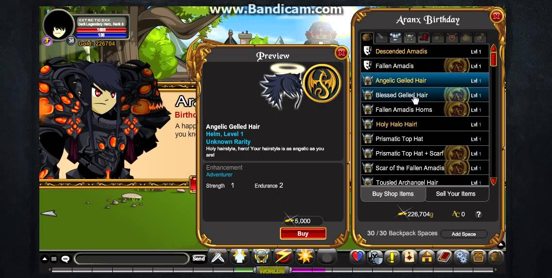 AQW new updates and non op class :D - YouTube