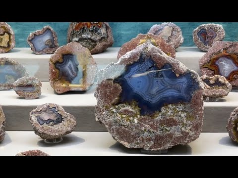 Munich Show 2025, Agate #agate #minerals - YouTube