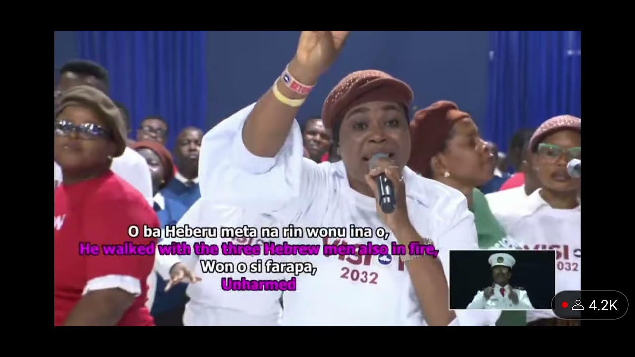 RCCG Mass Choir Yoruba Praise || Holy Ghost Service || Fire Fall || May ...