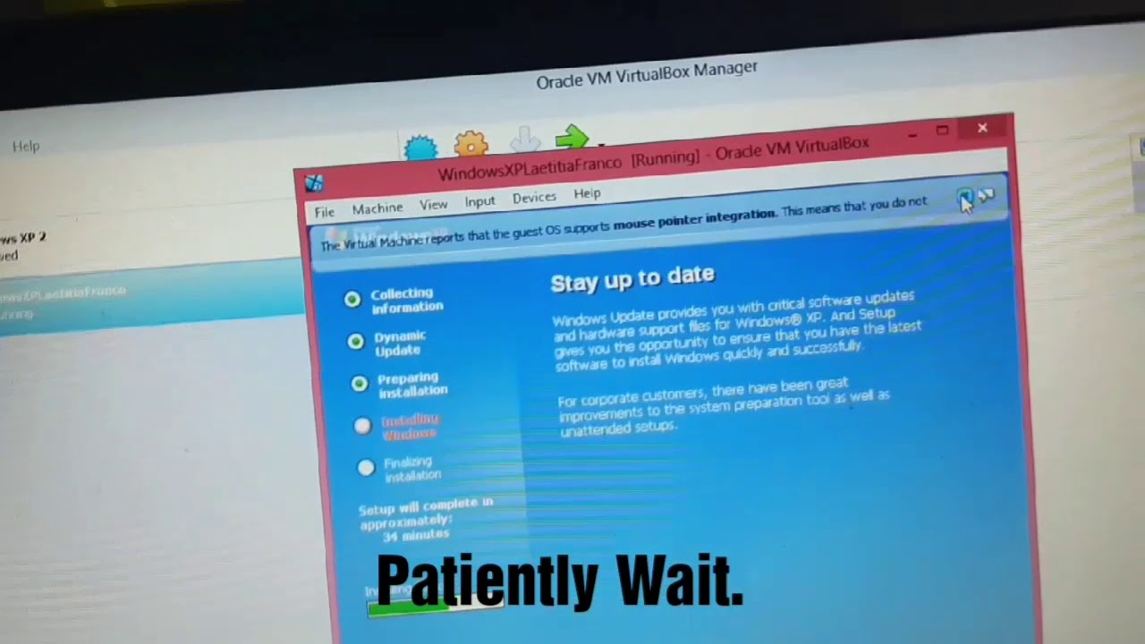 Installing Virtual Operating System using Oracle Virtual Box (Windows ...