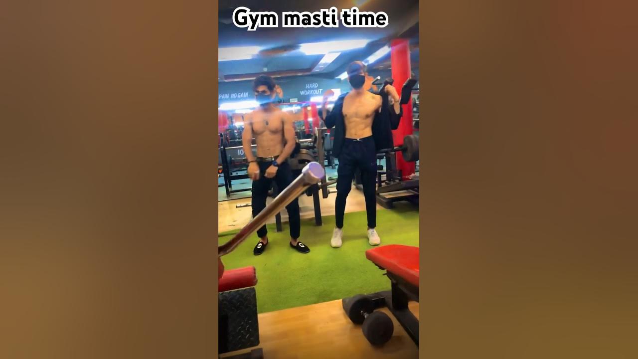 Gym masti time ️Sahil saifi suhel malik #shots #public ️ - YouTube