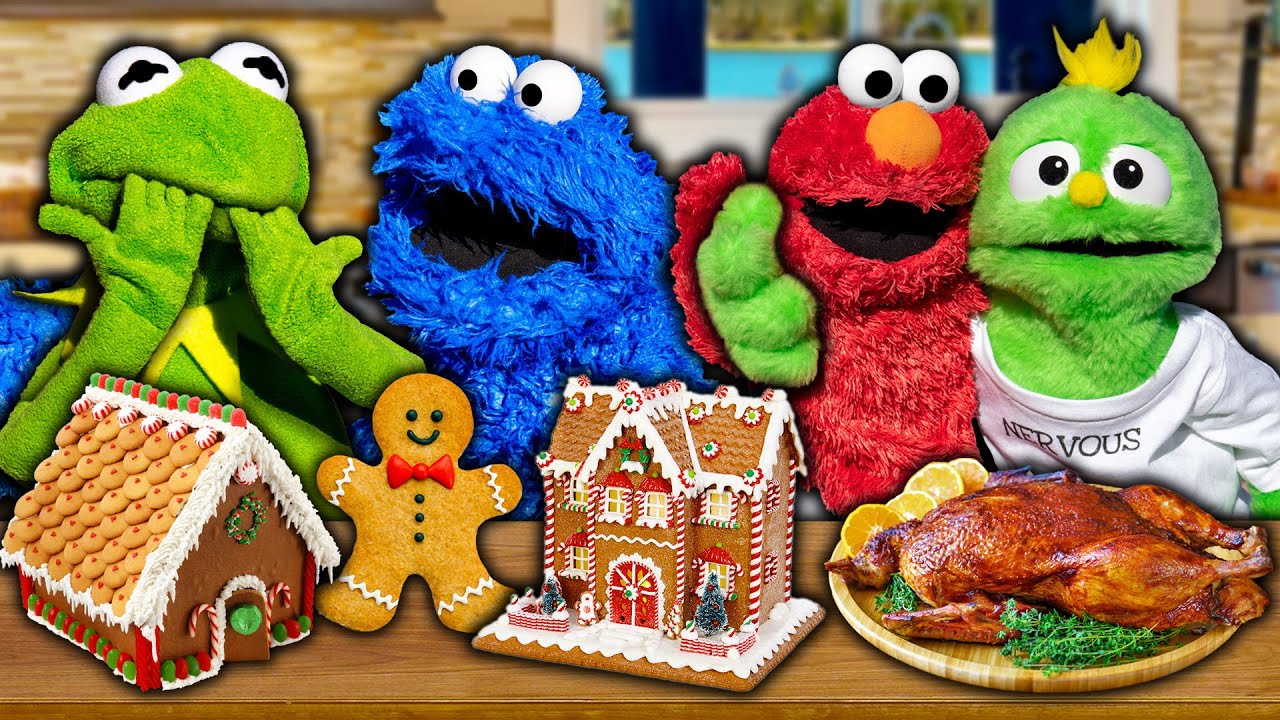 Kermit's Kitchen: Christmas Food Edition! (Very Messy) - YouTube