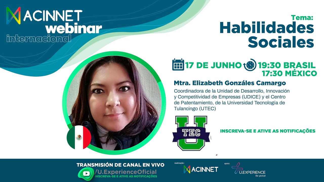 ACINNET (Webinarios Internacionais): Habilidades Sociales - YouTube