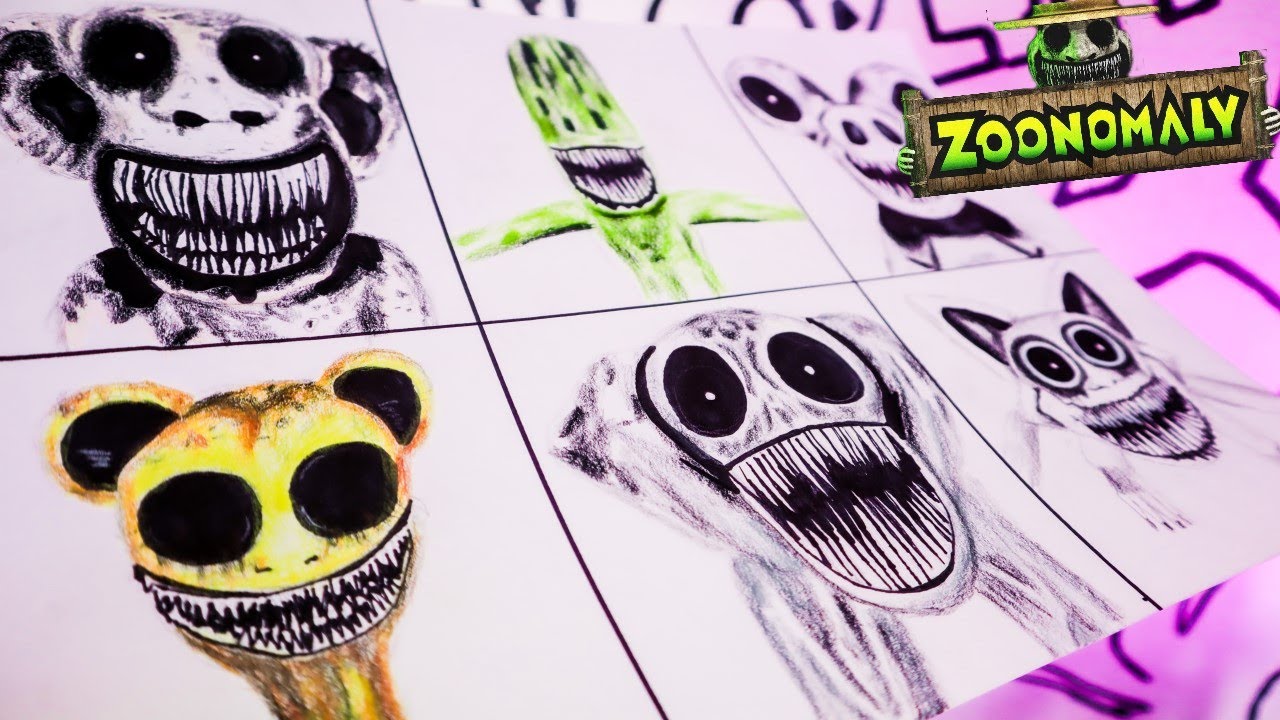 ZOONOMALY - COMO DIBUJAR - | FÁCIL | PASO A PASO | NEW Jumpscares ...