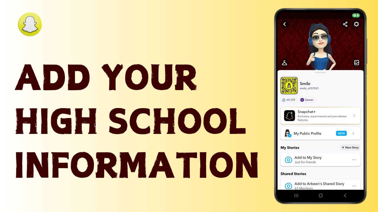 How to Add Your High School on Snapchat (Full Guide) - YouTube