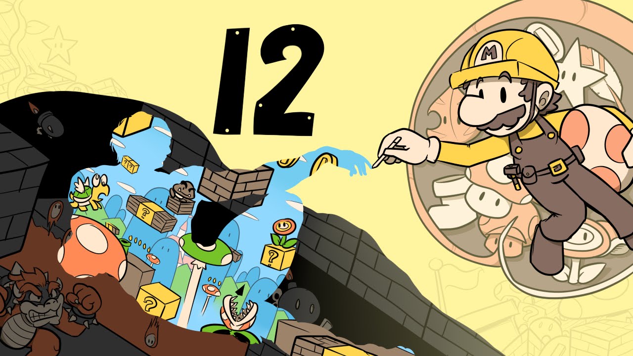 Super Mario Maker Part 12: The Sweet Embrace Of Death - YouTube