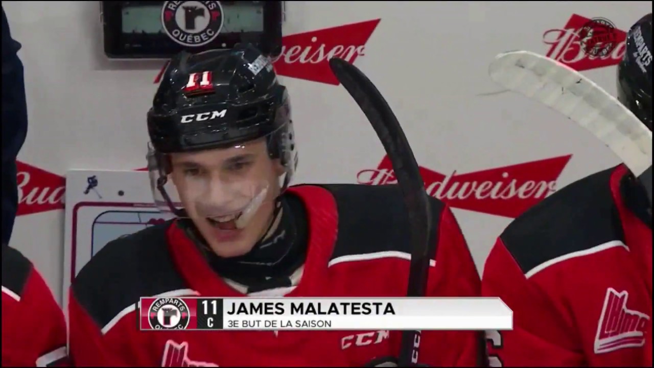James Malatesta Goals (Quebec Remparts, QMJHL) 2019-2020 - YouTube