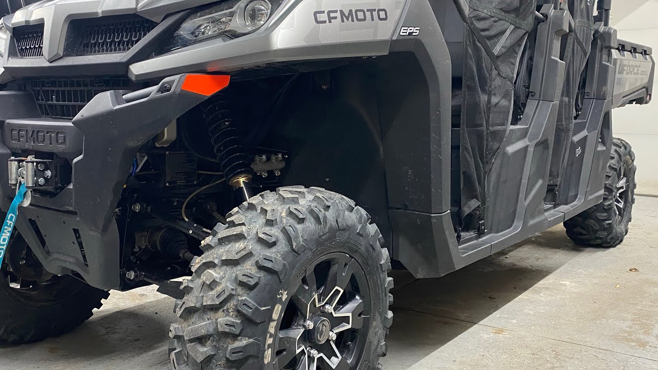 Can-Am Defender lift kit on my UForce 1000XL? - YouTube