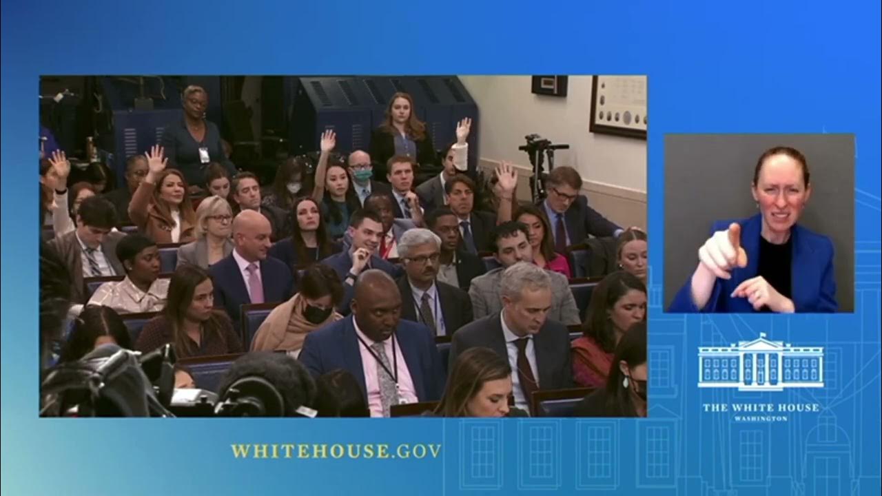 #Simon Ateba confronts White House Press Secretary Karine Jean-Pierre ...