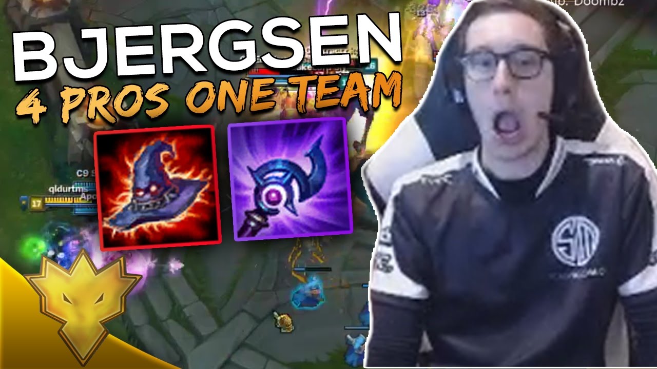 TSM Bjergsen - 4 Pros One Team?! ft. Impact, Contractz, Smoothie ...