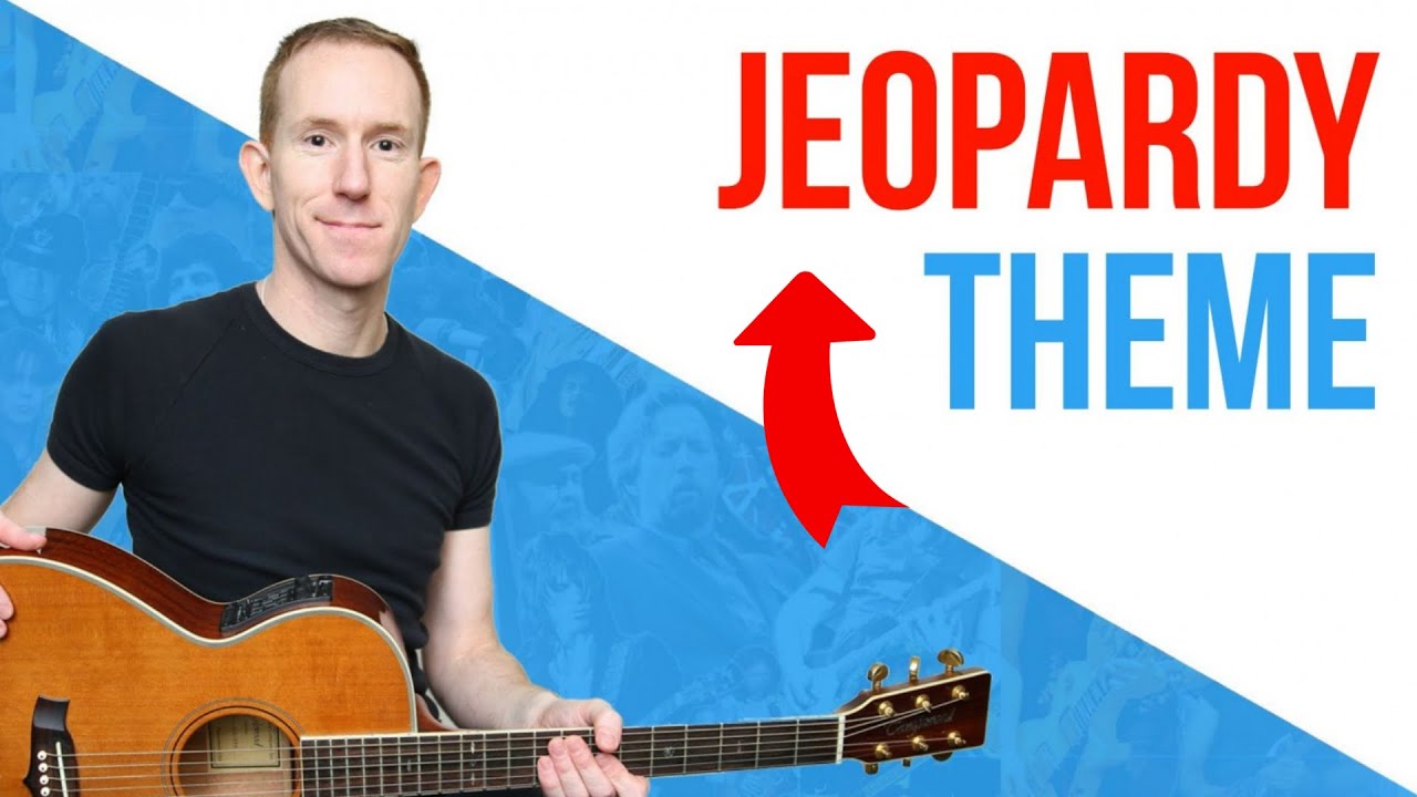 Jeopardy Theme ★ Guitar Lesson - Easy Tutorial [with tab] - YouTube