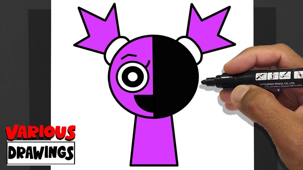 How To Draw KiKi - INCREDIBOX SPRUNKI ( EASY ) - YouTube
