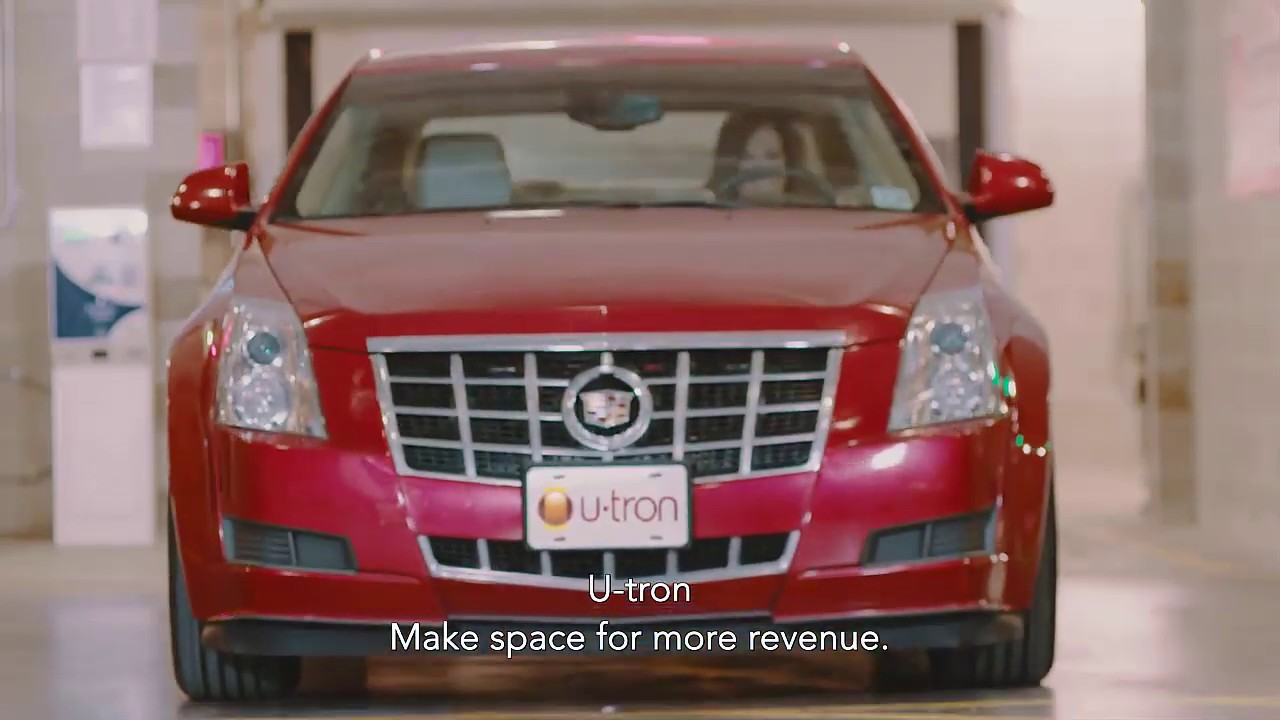 U-tron Automated Parking Solutions + App - YouTube