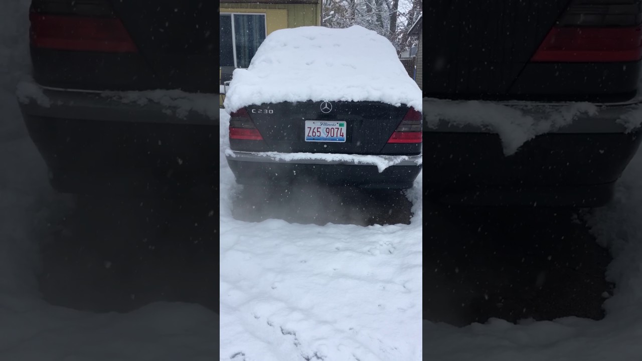 1998 mercades c230 start up - YouTube