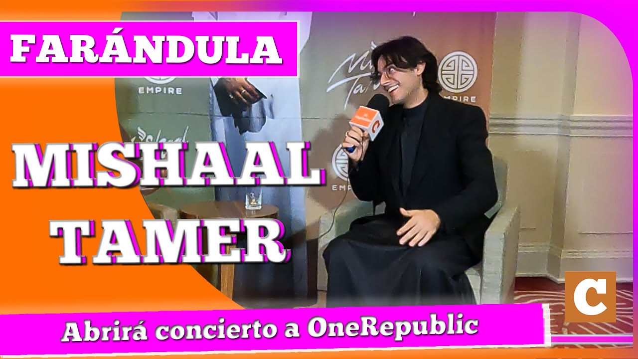 Mishaal Tamer abrirá concierto a OneRepublic - YouTube