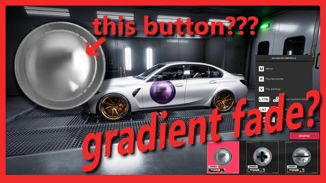 How to create a color gradient fade in Torque Drift 2 Paintshop Editor ...