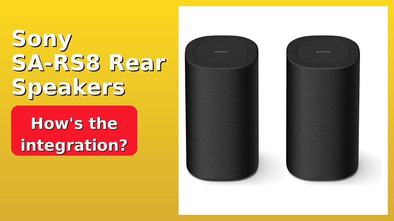 REVIEW (2026): Sony SA-RS8 Rear Speakers. Features. - YouTube