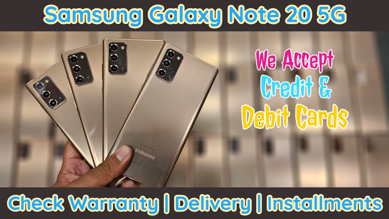 Samsung Galaxy Note 20 5G Dual Sim Best Price in Pakistan - YouTube