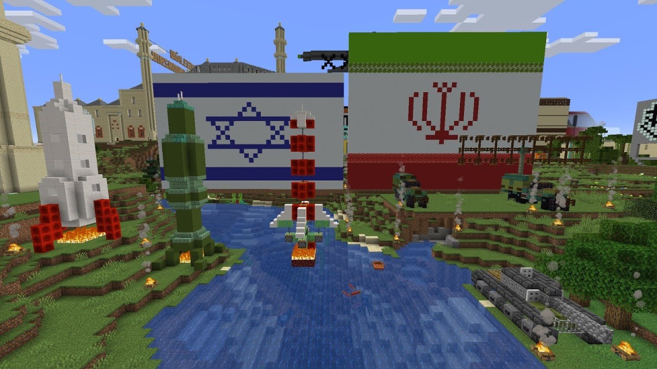 MINECRAFT - IRAN VS. İSRAİL SAVAŞI 🇮🇱🇮🇷 (Iran Israel War) ️🚀💣💥 - YouTube