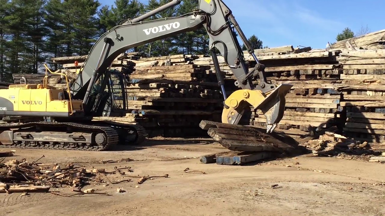 Stump Shear - Timber Mats - YouTube