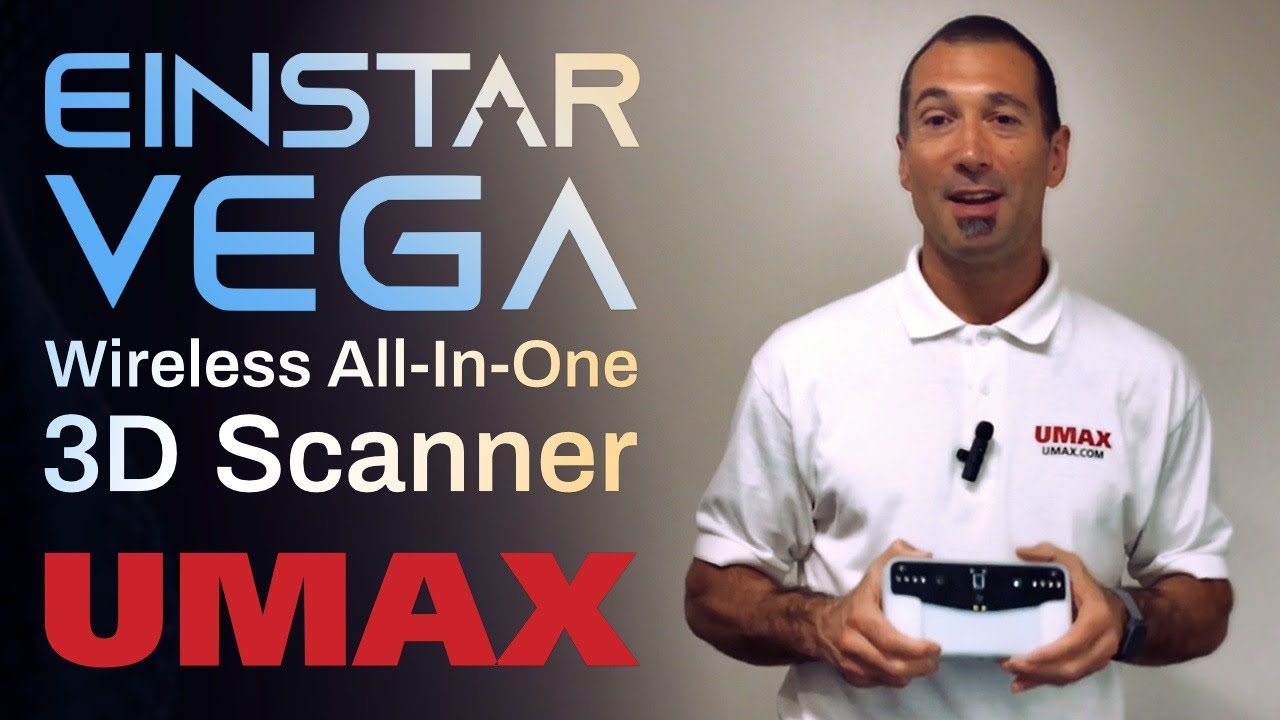 EinStar VEGA All-In-One Wireless 3D Scanner First Talk and Live Demo ...