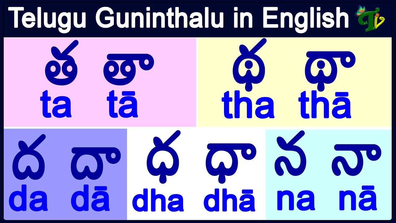 Ta Tha Da Dha Na Guninthalu In English How To ta-tha-da-dha-na-guninthalu-in-english-how-to