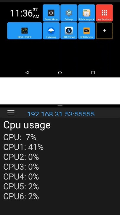 DHO802 CPU usage - YouTube