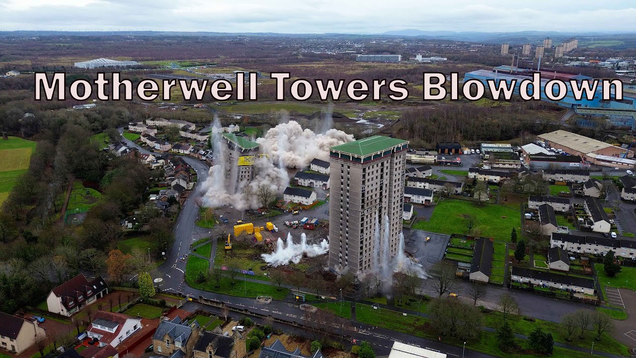 Motherwell Towers Blowdown - December 7th 2025 - YouTube